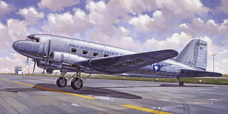 Douglas DC3 Pan Am – WingsArtGallery